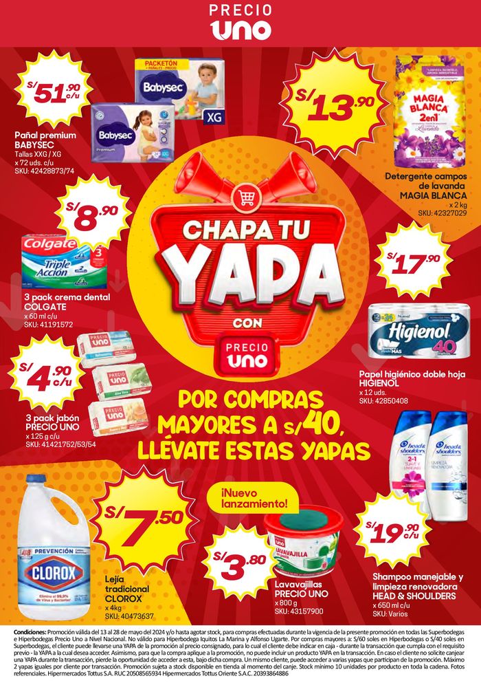 Hiperbodega Precio Uno en Chiclayo | Catálogos y Ofertas Semanales ...